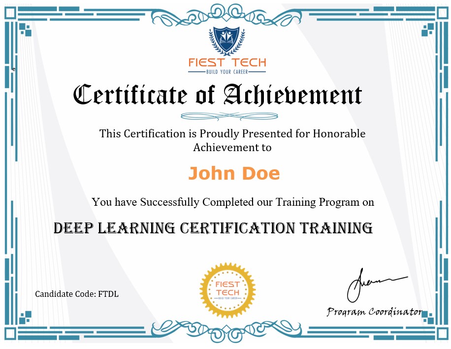 Deep Learning Course (with Keras & TensorFlow) Certification Training
